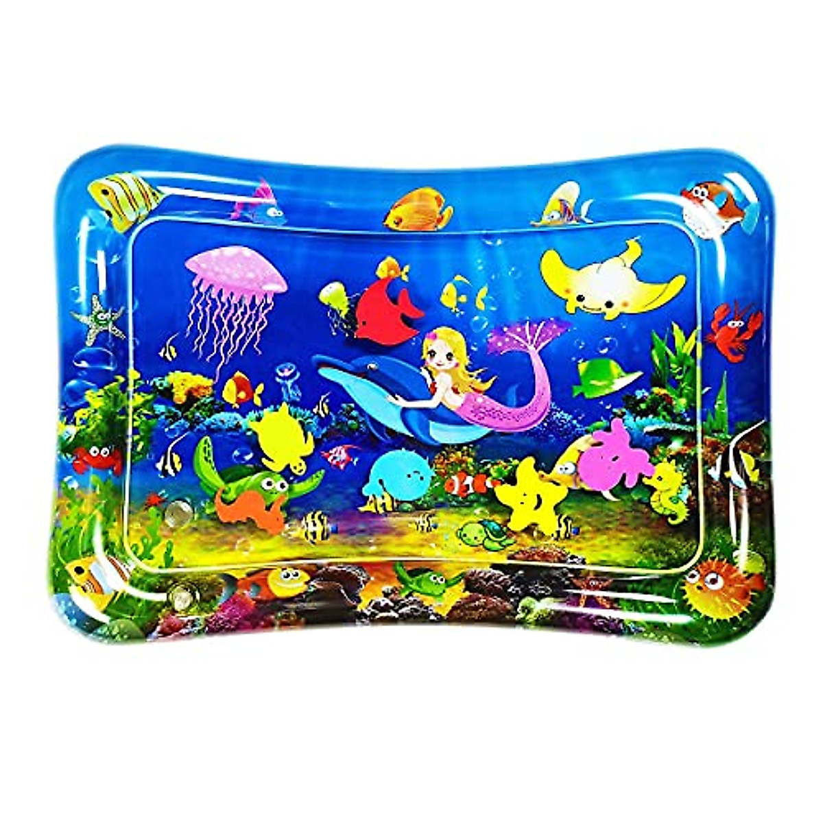 SUNSHINE-MALL Inflatable Tummy Premium Water mat Baby and Toddlers is The Perfect Fun time Play Activity Center Your Baby's Stimulation Growth (70 x 50 cm)