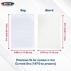 BCW Current Bag and Board 200 Bags and 200 Boards