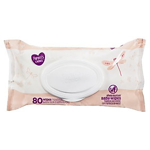 Parents Choice - Baby Wipes - Shea Butter - 3 Packs of 80