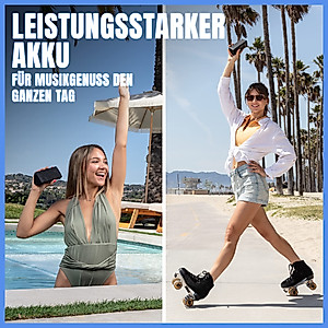 Cambridge Soundworks OontZ Upgraded Angle 3 Shower Plus Edition with Alexa, Waterproof Bluetooth Speaker, 10 W, Loud Crystal Clear Sound, Rich Bass, 100ft Wireless Range, Perfect Shower Speaker