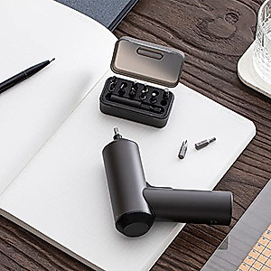 Xiaomi Electric Precision Screwdriver Set - MI 3.6V Cordless Power Small Screwdriver Kit with Portable Case 12 Steel Bits, USB-C Rechargable Mini Repair Tools for Electronics, Tablets, Laptop, Macbook