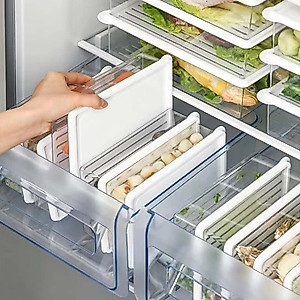 8 Pack Bacon Keeper for Refrigerator, Deli Meat Saver Container with Airtight Lid, Cold Cuts Cheese Holder for Fridge Food Refrigerator Storage Box, Christmas Cookie