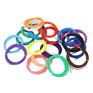 FUZHUI Assorted 20 - Color 3D Pen Filament Set, Eco - Conscious Low Temp PCL, Ideal for Crafting and Education