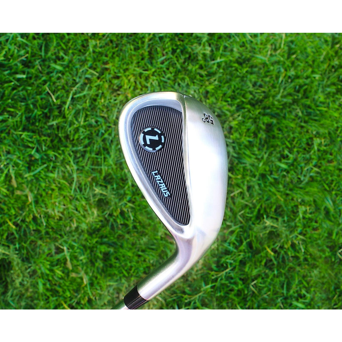 LAZRUS Premium Sand Wedge Anti Duff Thick Sole Loft Wedge Golf Club for Men & Women - Escape Bunkers and Save Strokes Around The Green - Lob Golf Wedges for Men (58 Degree, Right)