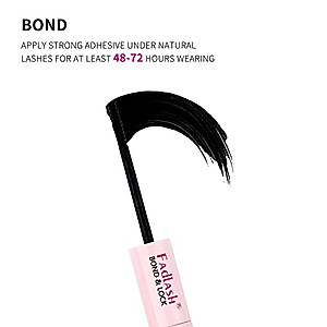 Lash Bond and Seal Cluster Lashes Glue DIY Lash Extension Kit Lash Clusters Glue Individual Lashes Strong Hold 48-72 Hours DIY Eyelash Extension Kit Suitable for Sensitive Eyes