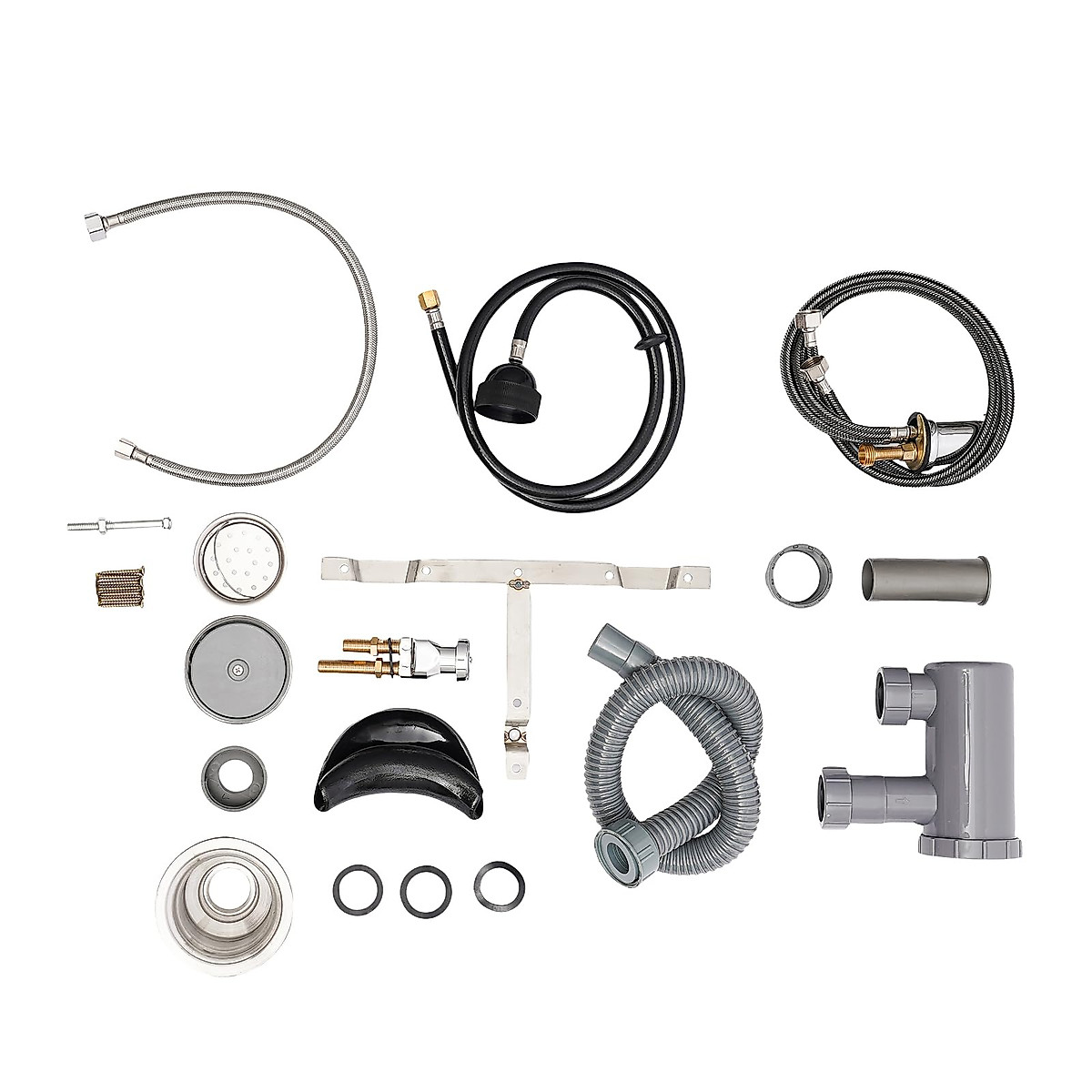 Shampoo Bowl For Salon, Wall Mounted Backwash ABS Salon Spa Barber Equipment With Spray Head, Professional Salon Spa Beauty Brushed Sink 9.84" in Depth, Portable Shampoo Bowl for Hair Stylists