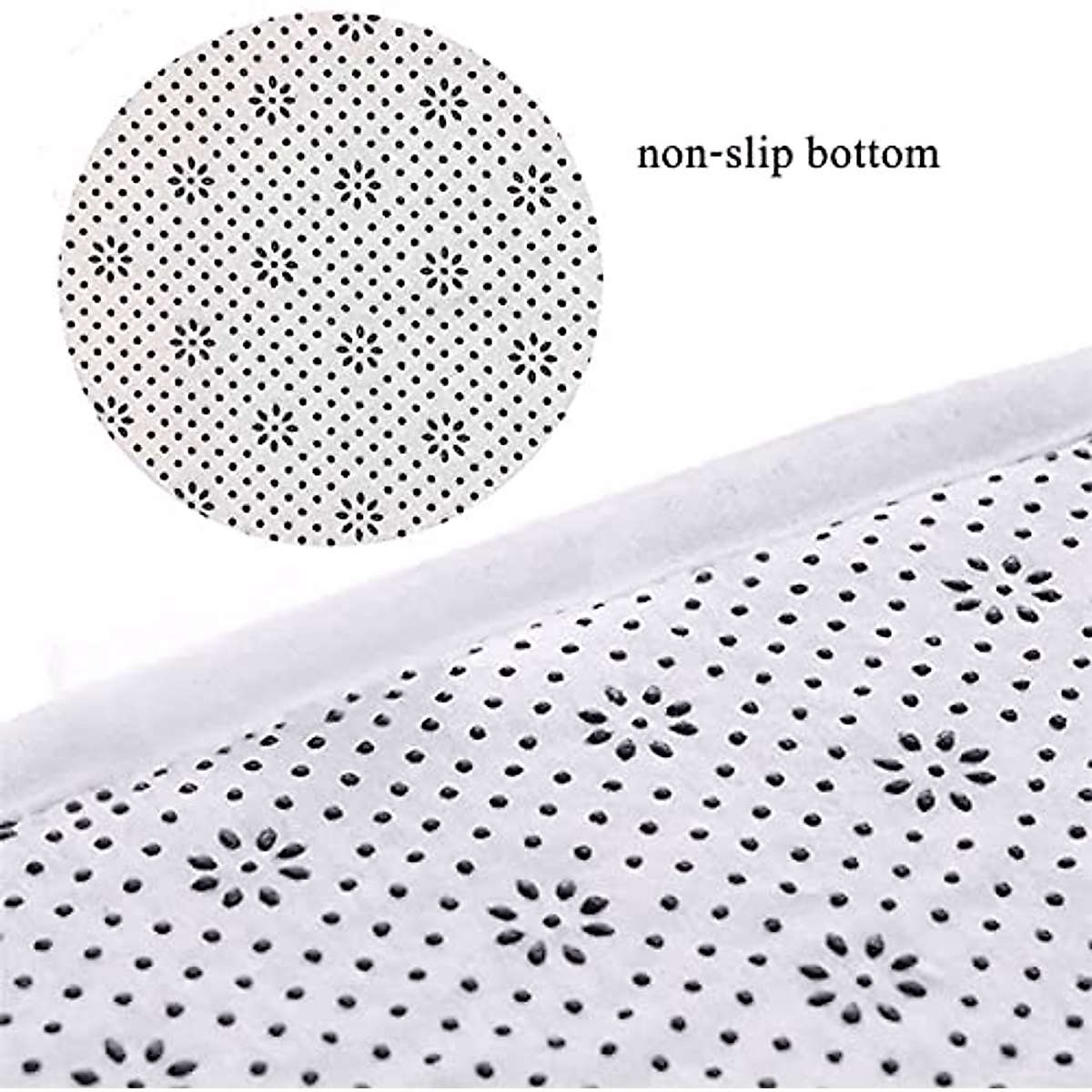 Middle Century Diamond Bath Mat for Bathroom Rugs Non Slip, Bath Mat Quick Dry Absorbent Bath Rug, Thin Rubber Backed Easy to Clean, Teal Yellow Orange Geometry 20"x32"