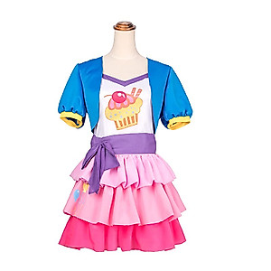 Sshine2022 Pinkie Pie Costume for Cosplay Women Men festival Outfit Halloween Christmas Carnival Party Uniform (Female M)