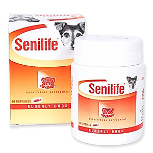 CEVA Animal Health D59010B Senilife Nutritional Supplement for Elderly Dogs- 30 capsules/ box