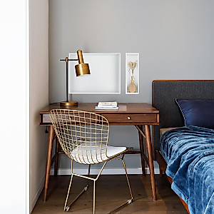 JQK Shower Niche No Tile Need, 18"×14" Matte White Bathroom Insert Shelf, 304 Stainless Steel Recessed Shower Caddy Organizer Storage, SNL1814-WH