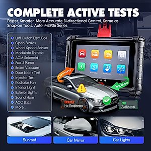 Autel MaxiCheck MX900: Same as MK900, 2024 Bidirectional Scan Tool, 3000+ Active Test, Up of MK808BT MK808S MX808S MS906, 40+ Reset, CAN-FD/DoIP, Scan VIN/License