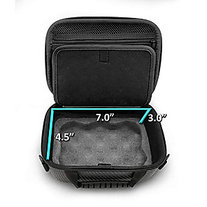 CASEMATIX Travel Carry Case Compatible with Square Terminal Reader, Printer Paper and Accessories with Adjustable Shoulder Strap, Case Only