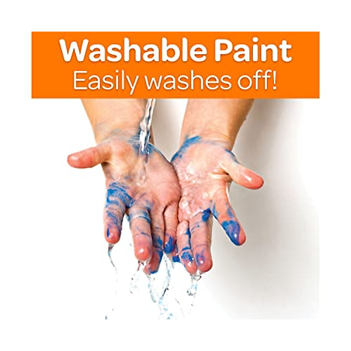 Crayola Washable Paint, 12 Count, Kids Non Toxic Paint Set, School Supplies, Assorted Colors, 16 Oz