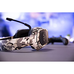 Konix Drakkar Ares Camo - Wired Gaming Headset with Microphone - 3.5 mm Jack - High Audio Quality - Headset with Flexible Microphone - Comfortable and Insulating Pads
