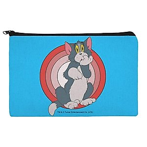 GRAPHICS & MORE Tom and Jerry Tom Character Pencil Pen Organizer Zipper Pouch Case