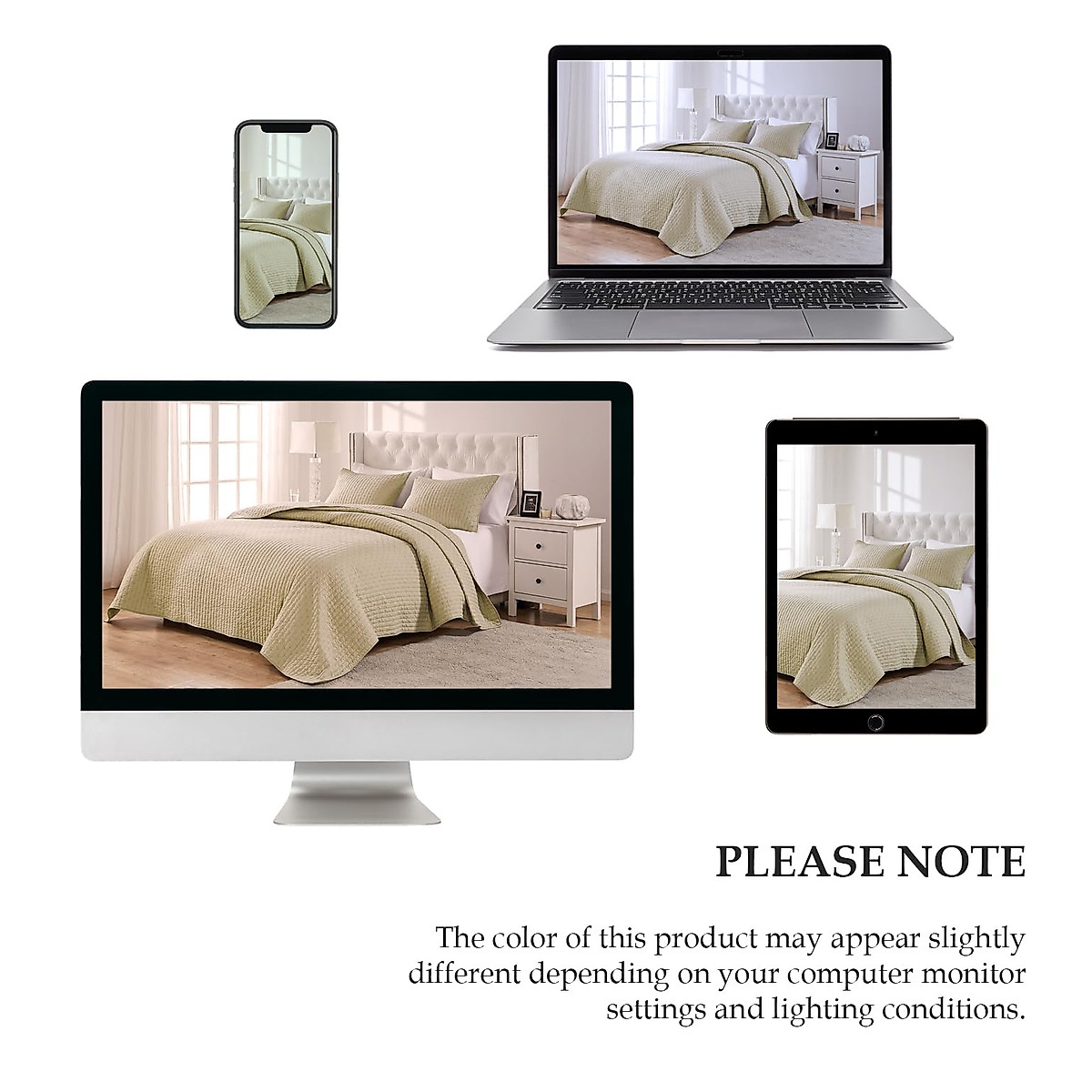 Greenland Home Antique Rose 100% Cotton Curtain Panel Pair, 42 W x 84 L Inches Each, Set of 2 - Ecru