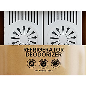 Kiwi Wellness Refrigerator Deodorizer and Odor Absorber, Eliminates Odors in Refrigerators & Freezers. Keeps your Produce Fresh (3 PACK).