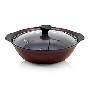 TECHEF - Art Pan Collection, Soup Pot With Glass Lid, Made in Korea (3.7-quart)