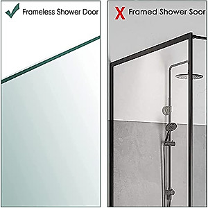 Linkidea 2 Pack Over Shower Door Towel Hook, Double Side Bathroom Towel Hooks with Non-Slip Sponge Pad, Shower Hook for Frameless Glass Doors, Silver