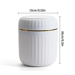 Modern Trash Can Desktop Rubbish Bin Suitable for Everyday Waste Management Living Room Dustbin Rubbish Bin Decors