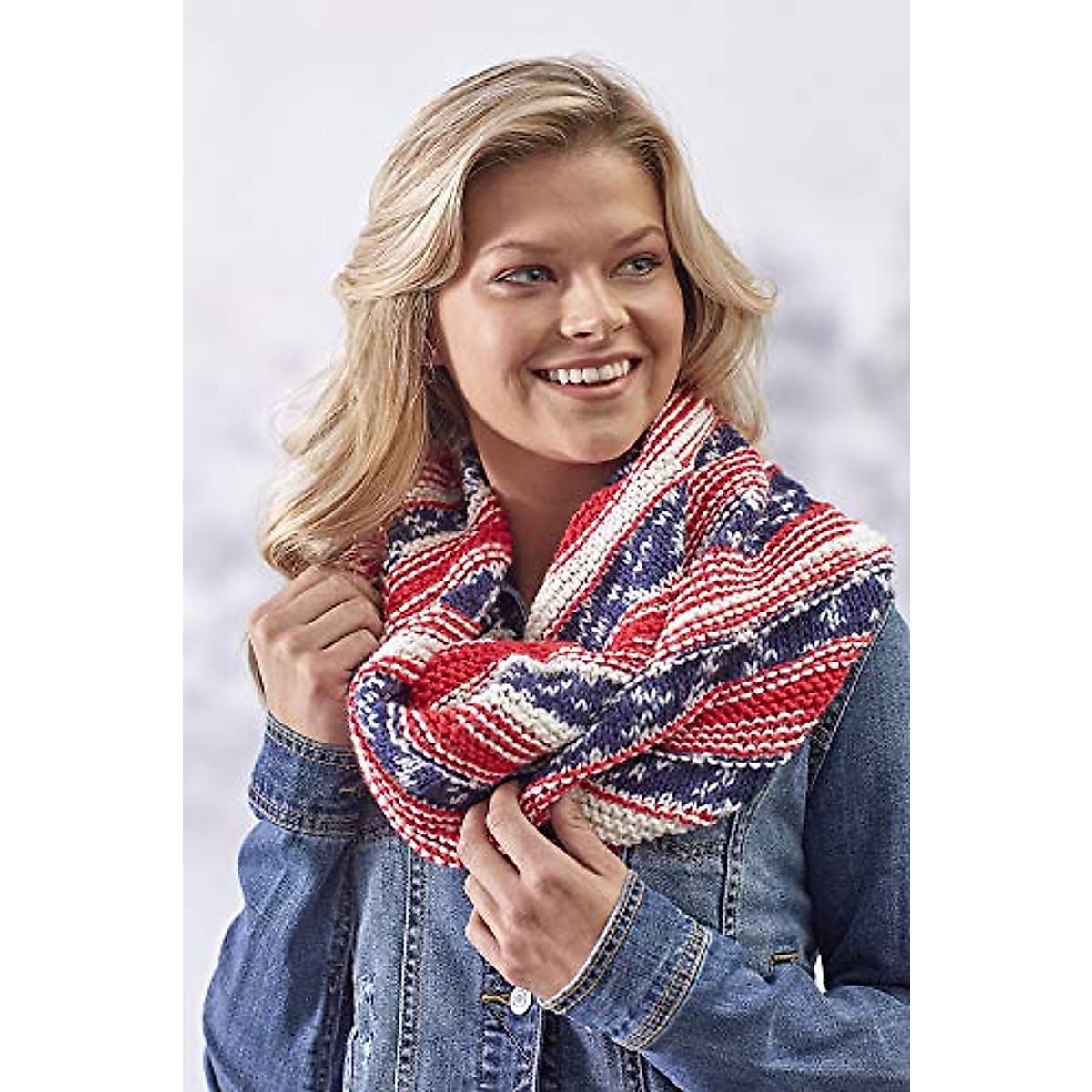 Red Heart Super Saver Yarn E300.3943, Print-Americana