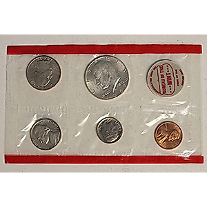 1969 United States Mint Uncirculated Coin Set in Original Government Packaging