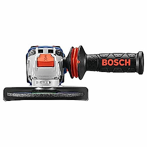BOSCH GWX18V-13CN PROFACTOR™ 18V X-LOCK Connected-Ready 5 – 6 In. Angle Grinder with Slide Switch (Bare Tool), Black,grey,blue