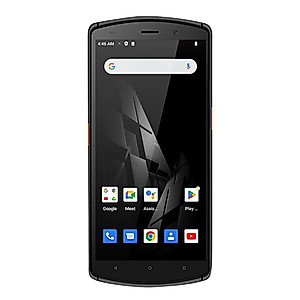 Android 12.0 Barcode Scanner Handheld PDA Terminal Support 1D/2D/QR Code 2/3/4G/ WiFi/BT/2.4G Dual Band Communication NFC and Fingerprint Function with 5.7 Inch Touchscreen for Supermarket