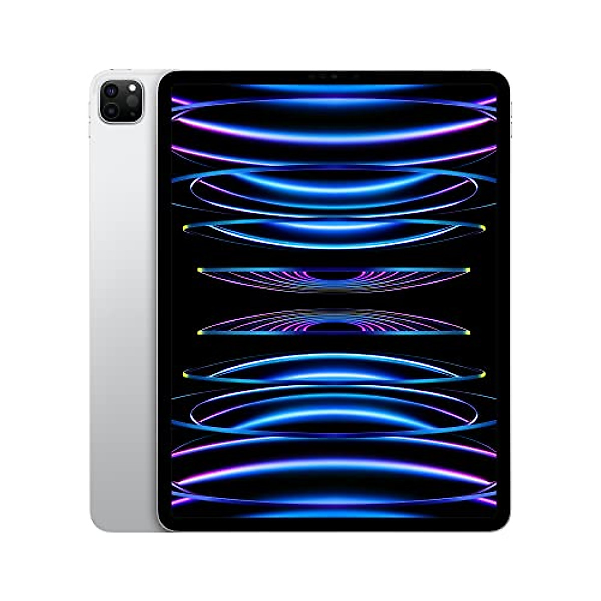 Apple iPad Pro 12.9-inch (6th Generation): with M2 chip, Liquid Retina XDR Display, 256GB, Wi-Fi 6E, 12MP front/12MP and 10MP Back Cameras, Face ID, All-Day Battery Life – Silver