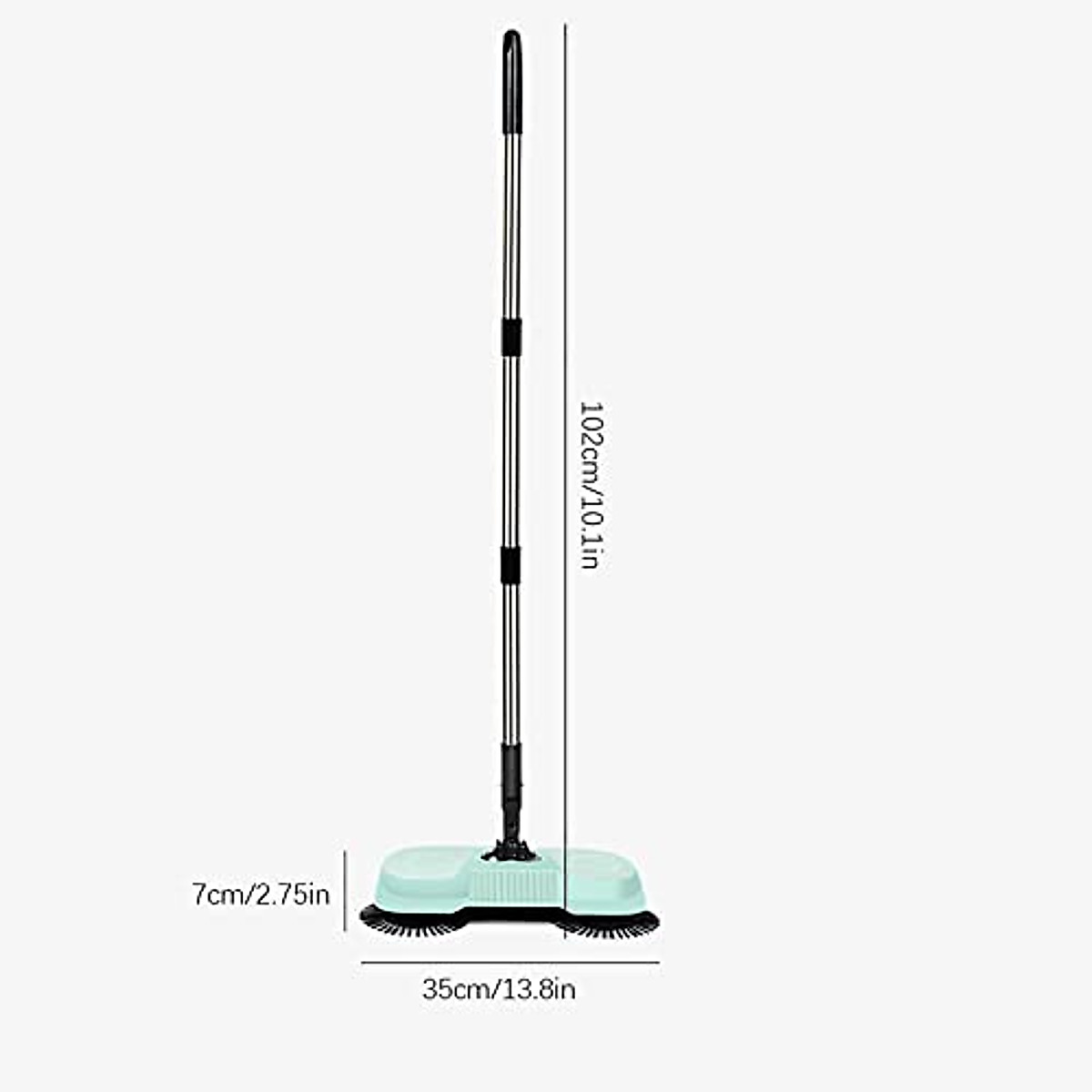 Hand Push Sweeper Three-in-one Suction Brooms Stainless Steel Sweeping Machine Household Cleaning Sweeper Mop
