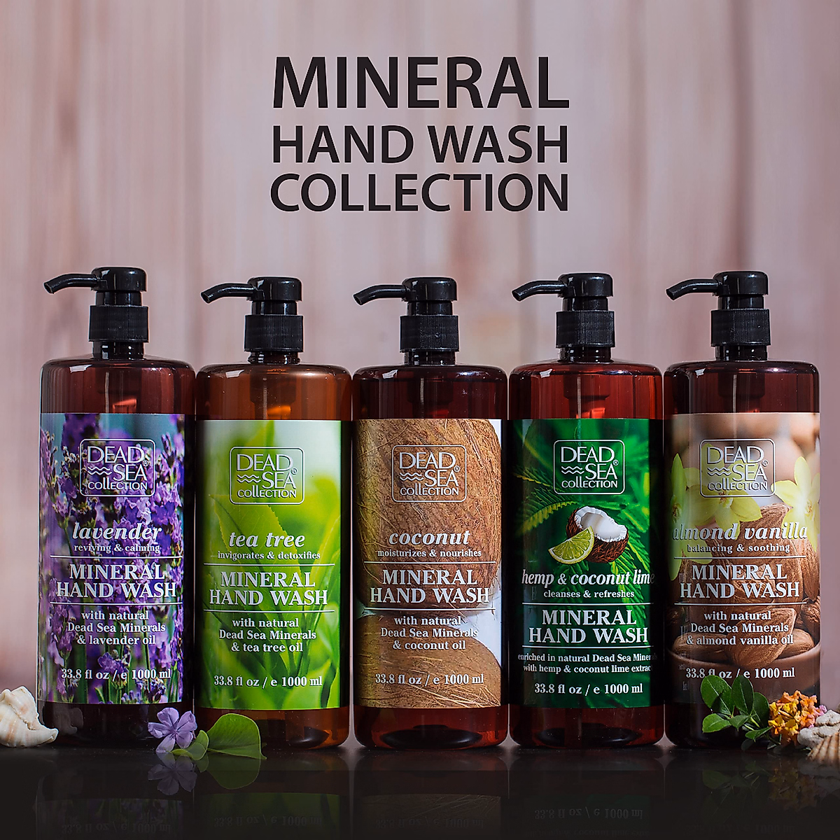 Dead Sea Collection Lavender Liquid Hand Soap - Pack Of 2 (33.8 Fl. Oz Each)