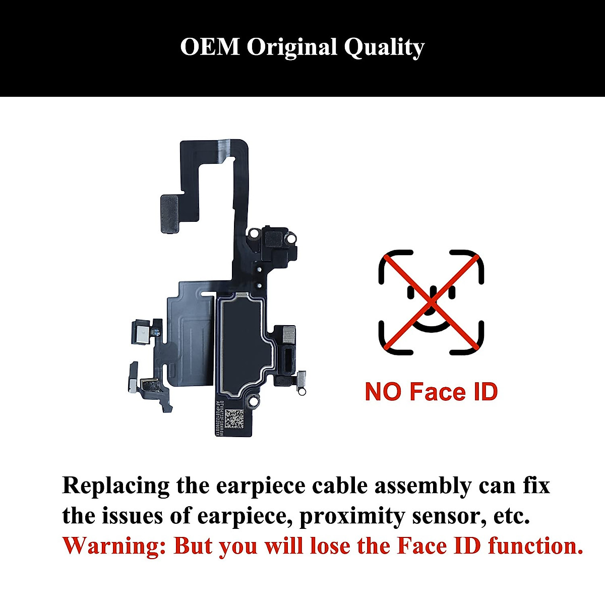 LOZOP for iPhone 12 Mini Earpiece Speaker Replacement & Earspeaker Ear Piece Proximity Light Sensor Flex Cable with Repair Tools Compatible with iPhone 12 Mini 5.4 Inch