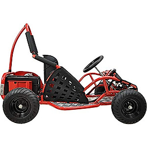 MotoTec 48v 1000w Off Road Go Kart in Red