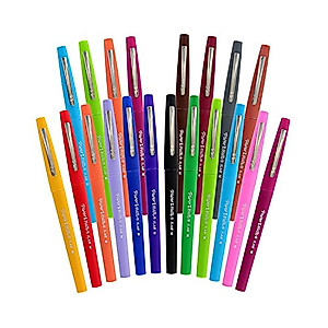 Paper Mate Flair Porous Point Pens, Medium Point, Assorted Colors