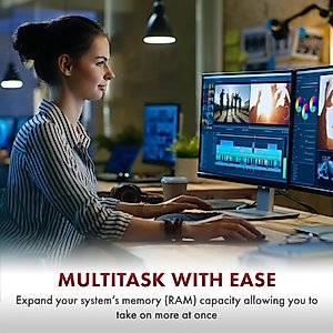 A-Tech 16GB (2x8GB) DDR4 2133MHz DIMM PC4-17000 UDIMM Non-ECC 2Rx8 1.2V CL15 288-Pin Desktop Computer RAM Memory Upgrade Kit