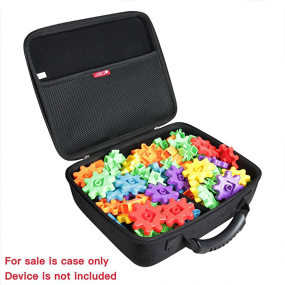 Hermitshell Travel Case for Learning Resources 100 Piece Deluxe Building Set (Black)