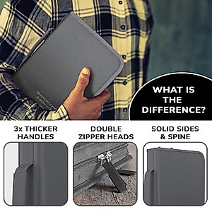 Set of 2 Bible Cover Cases for Men and Women Large & Medium Sizes by DEHITE