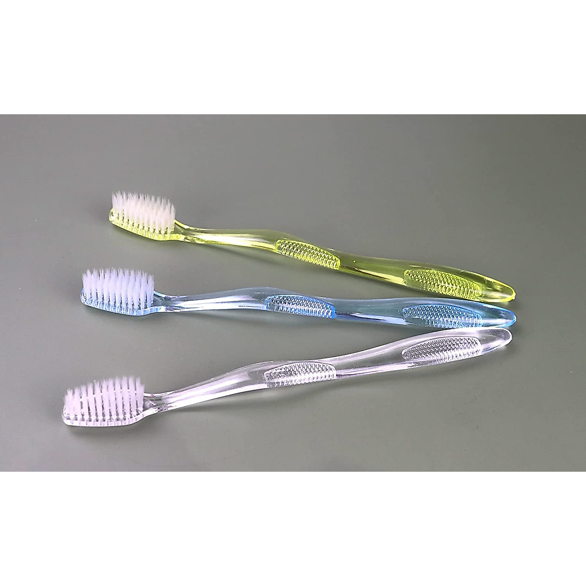 HQSLsund 120 Pack Disposable Toothbrushes with Toothpaste Individually Wrapped, Manual Travel Disposable Toothbrushes Bulk with 5g Travel Toothpaste, Adult Kid Travel Toiletries,3 Colors