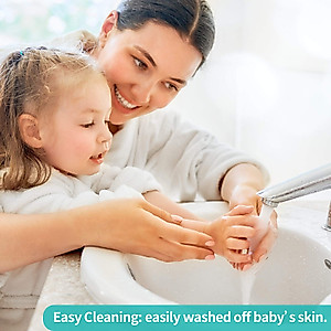 Outus 6 Pieces Reusable Ink Pad for Baby Footprint Ink Pad Handprint Paw Print, Non-Toxic Ink Pad, Feet and Hands Stamp for Boys and Girls Valentine's Day Christmas New Year, 6 Colors (Fresh Color)