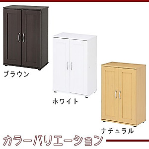 不二貿易(Fujiboeki) Fuji Boeki 86036 Shoe Box, Entryway Storage, 6 Tiers, Width 23.6 inches (60 cm), Natural