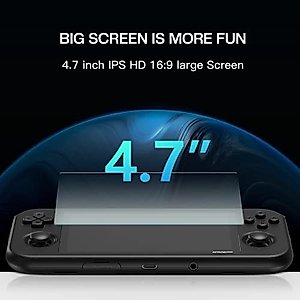 Retroid Pocket 3 Retro Game Handheld Console, Retroid Pocket 3 Android Retro Game Console Multiple Emulators Console Handheld 4.7 Inch 16:9 Display 4000mAh Battery Classic Games (Retro, 2+32GB)