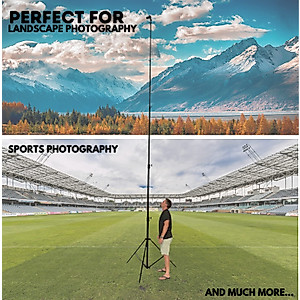 Glide Gear Sky High 20' Heavy Duty Professional Video Camera Sports Tall Tripod Stand