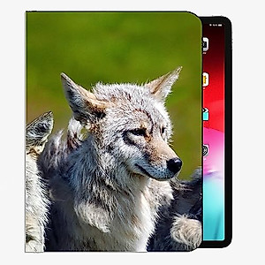 YENDOSTEEN New iPad Pro 11 Inch Case 2022(4th Gen)/2021(3rd Gen)/2020(2nd Gen) with Pencil Holder,Animals Wolf A265 Smart Cover