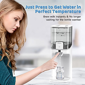 Instant Warmer Baby Bottle Warmer, Kisdream Formula Maker Instantly Dispenses Water Warmer at Perfect Temperature, 3 Mode, Large Capacity 24/7 Smart Thermostat, No More Waiting