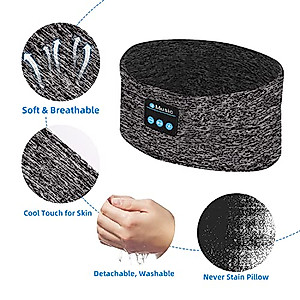 LeekaoWee 2023New Sleep Headset, Bluetooth Sports Sleep Headset, with Ultra-Thin high-Definition Stereo Speakers, Suitable for Sleep, Sports, Jogging, Yoga, Insomnia, air Travel etc.FD3