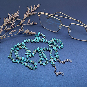 KAI Top Eyeglass Chain Strap Holder Cord Sunglass Chain Fashion Chip Beaded Mask Lanyard Chain Face Mask Chain for Women