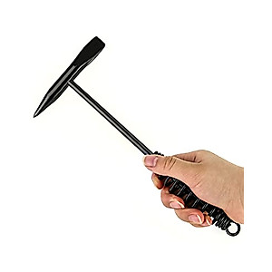 QWORK Welding Chipping Hammer, 2 Packs 10.5" Two-head Hammer with Coil Spring Handle Welding Cleansing and Crushed Ice