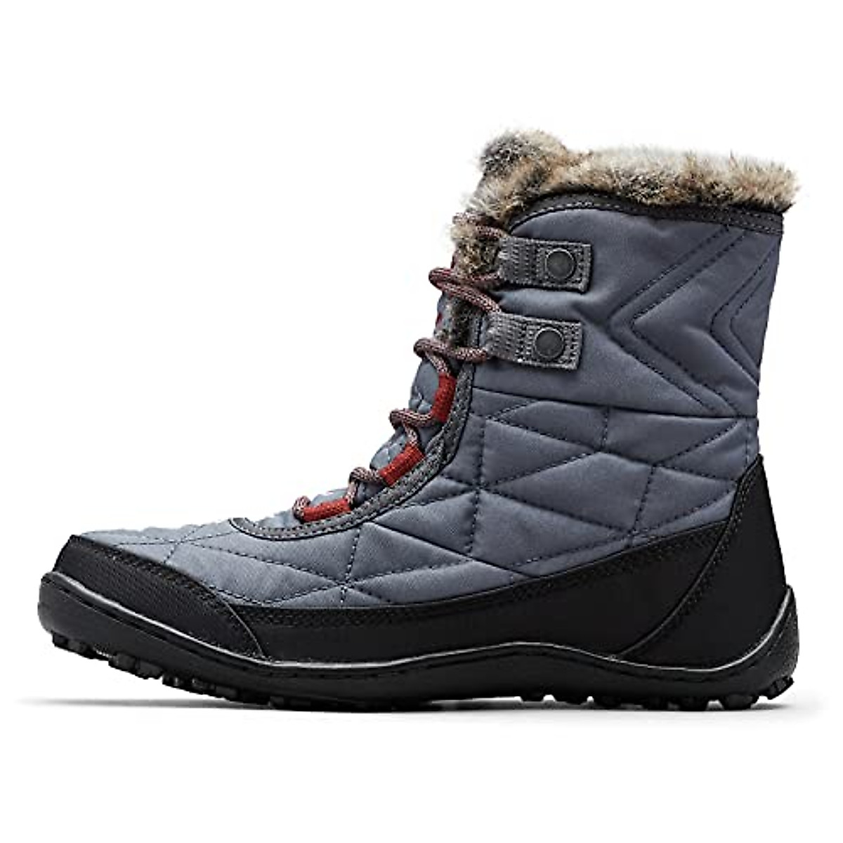 Columbia Women's Minx Shorty III, Graphite/Deep Rust, 8