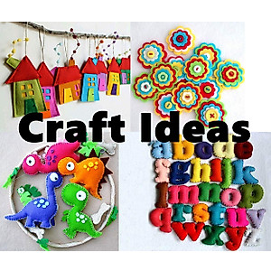 Playfully Ever After 9x12 inch Acrylic Felt 20 Sheet Pack (Cream)