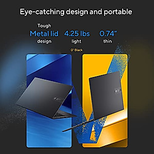 ASUS Vivobook 16X OLED Laptop, 16” 3.2K 120Hz Display, Intel Core i9-13900H CPU, NVIDIA Geforce RTX 4060 GPU, 32GB RAM, 1TB SSD, Windows 11 Home, Indie Black, K3605VU-ES94